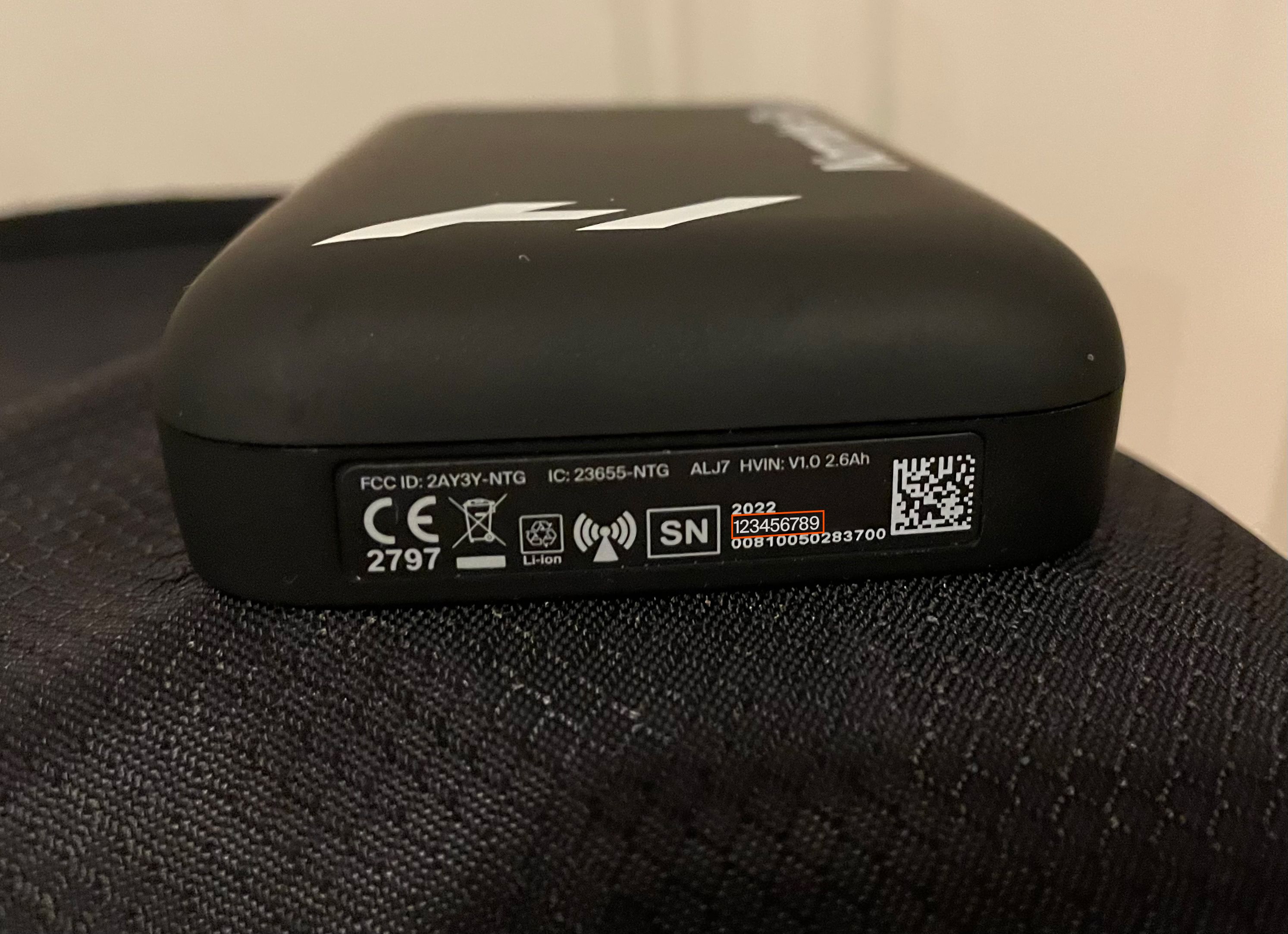 Serial Number Locations – Hyperice