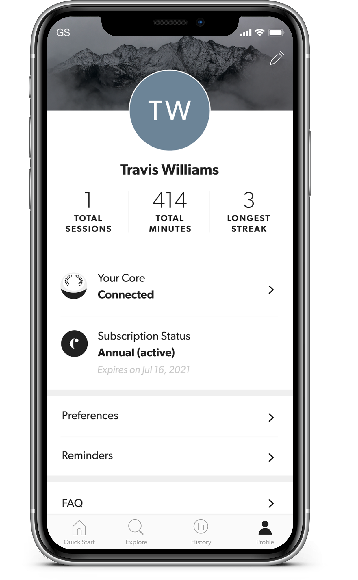 How to Use the Core App and Start Meditating – Hyperice