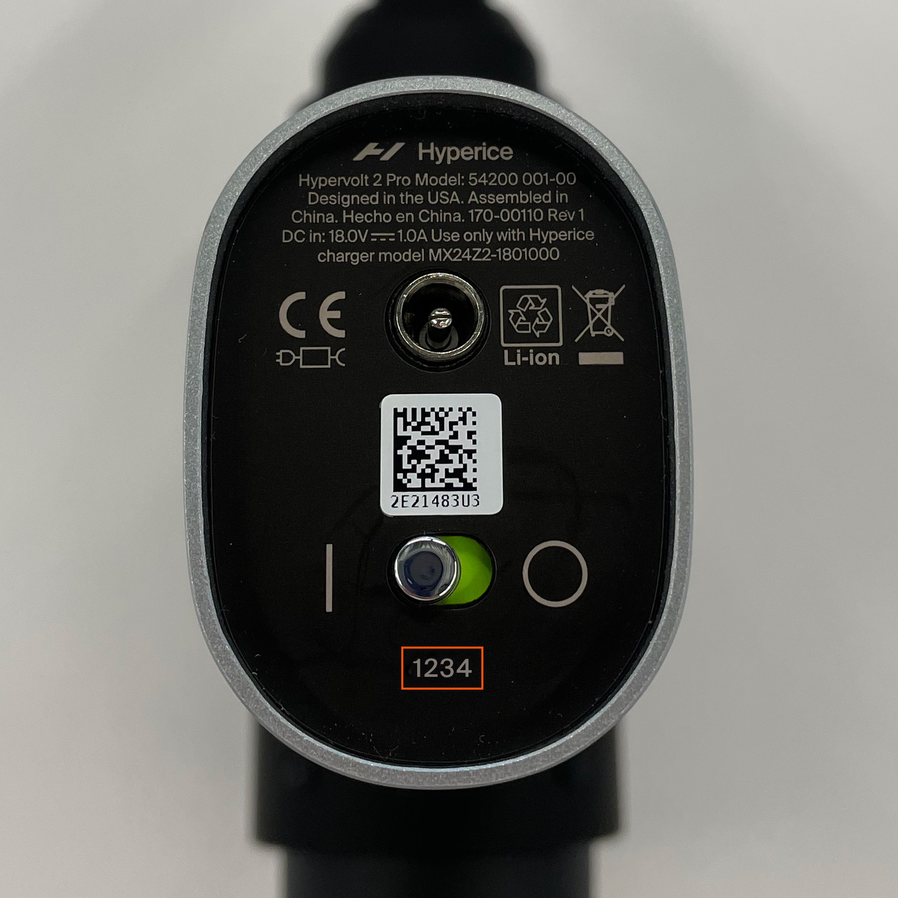 Serial Number Locations – Hyperice