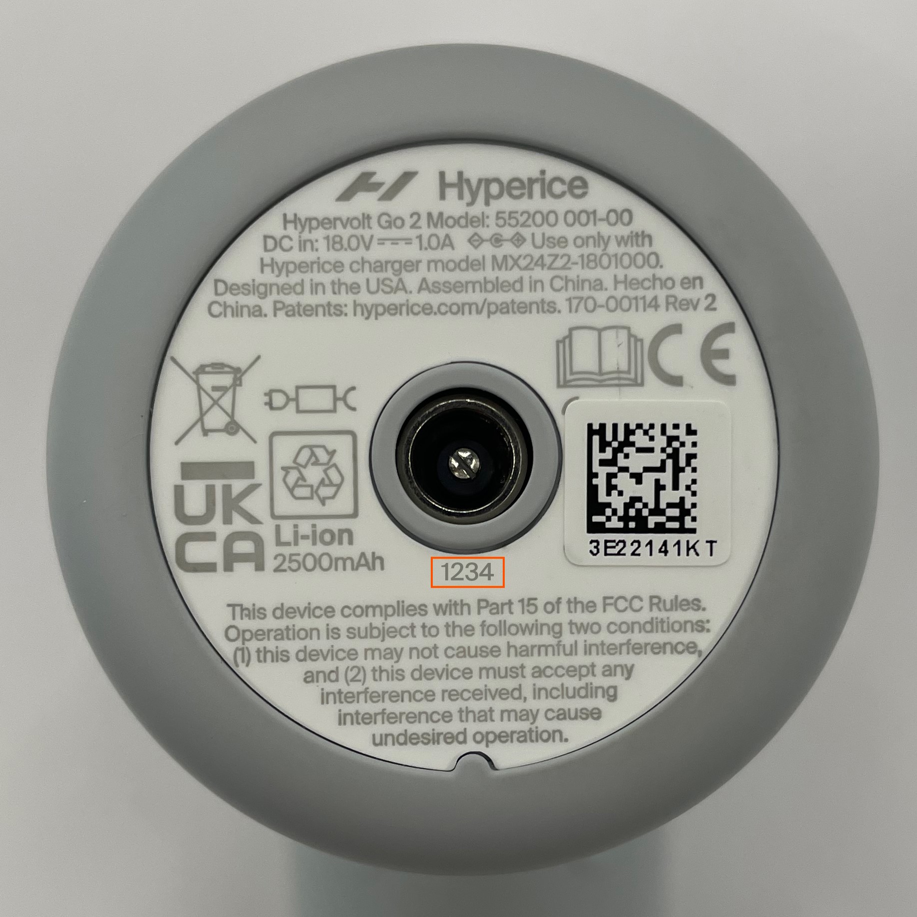 Serial Number Locations – Hyperice