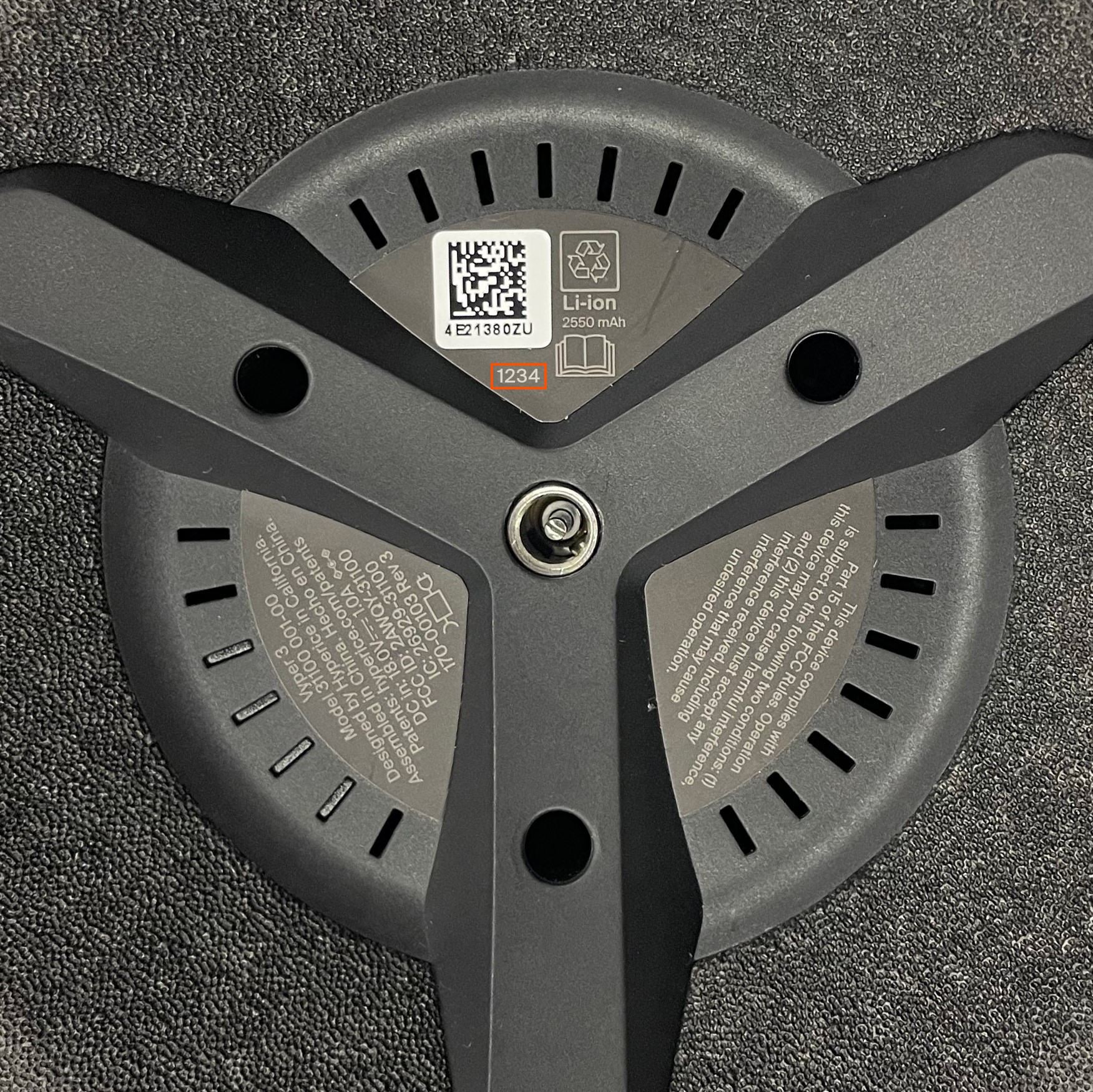 Serial Number Locations – Hyperice